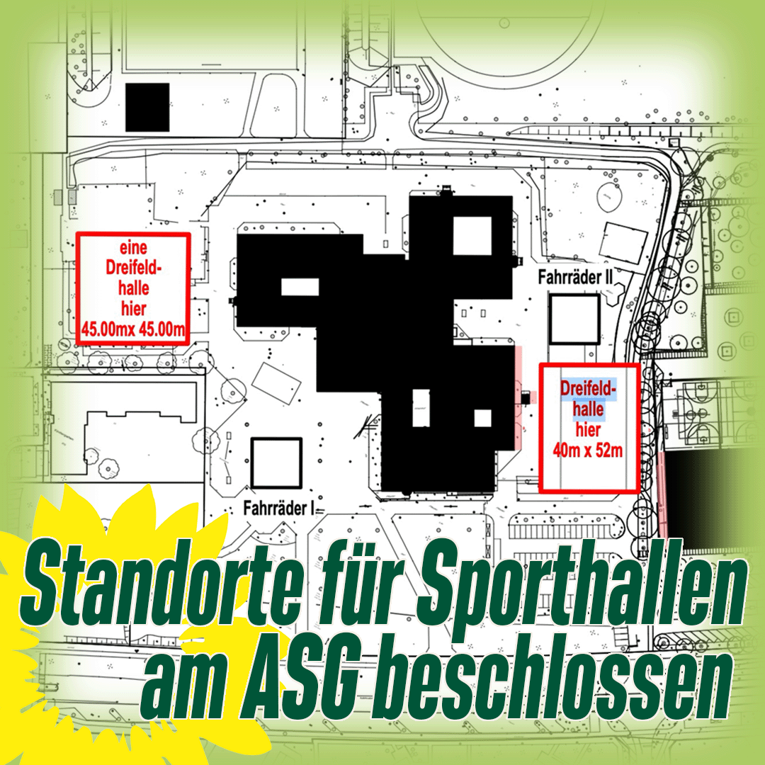 Standorte für die neuen Sporthallen am ASG beschlossen: Nach langen ...
